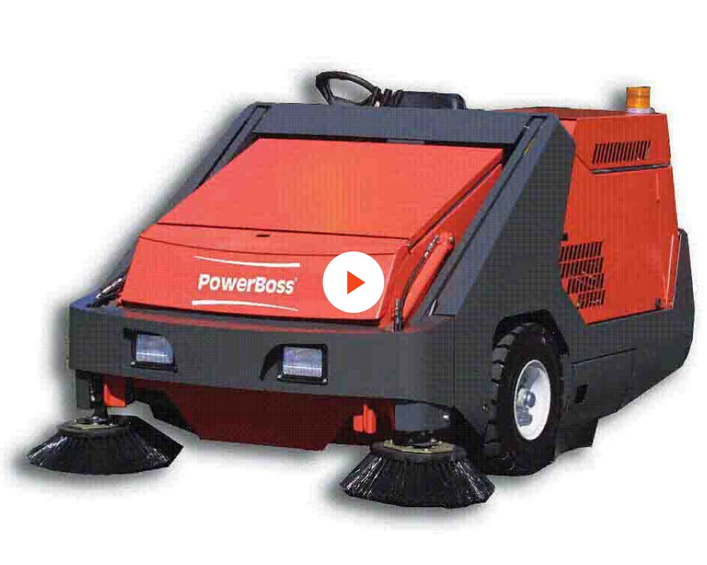 Powerboss 9XR Industrial Floor Sweeper